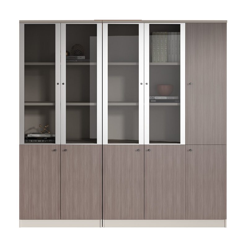 Modern Office Bookcase File Cabinet Functional Storage