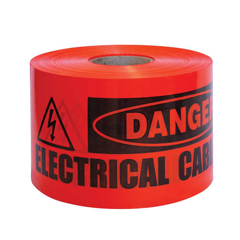 LLDPE Barrier Gas Electricity Cable Warning Tape,Detectable Underground ...