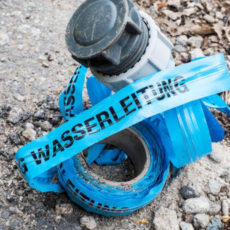 LLDPE Barrier Gas Electricity Cable Warning Tape,Detectable Underground Warning Tape,Underground ...