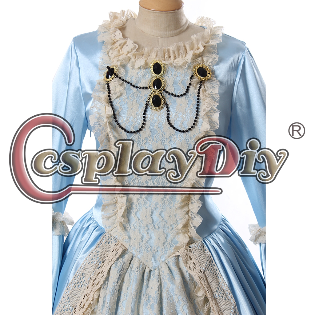 Rococo ball gown dress cosplay costume custom made,Medieval and Rococo ...