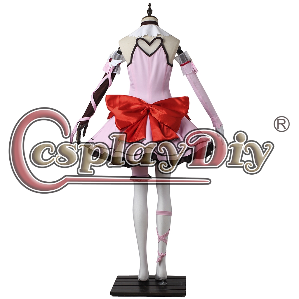 Overwatch D.va DVA magic girl pink dress Cosplay Costume,