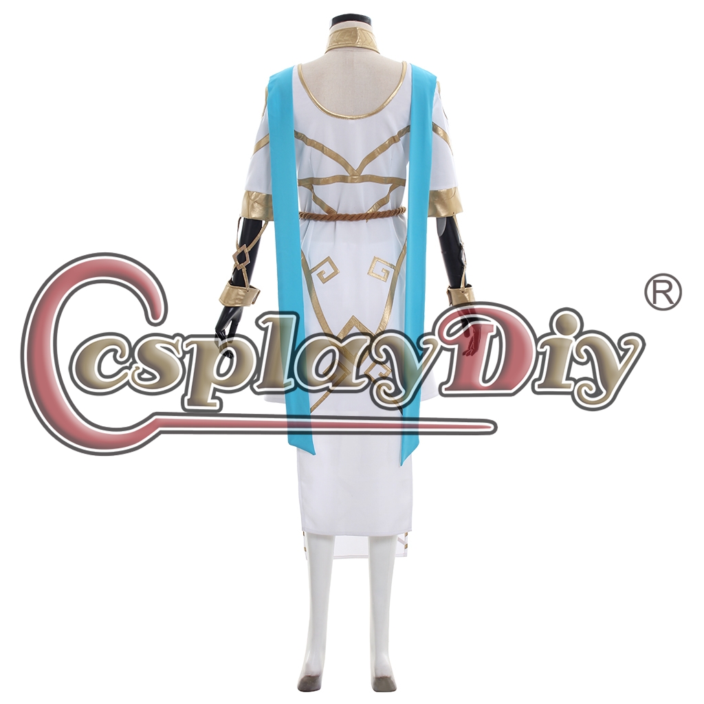 Overwatch OW Summer Games 2017 Winged Victory Mercy Skin Cosplay Costume,