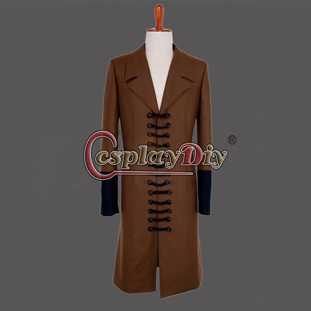 Cosplaydiy Nosferatu Phantom of the Night Cosplay Jacket Gray Long ...