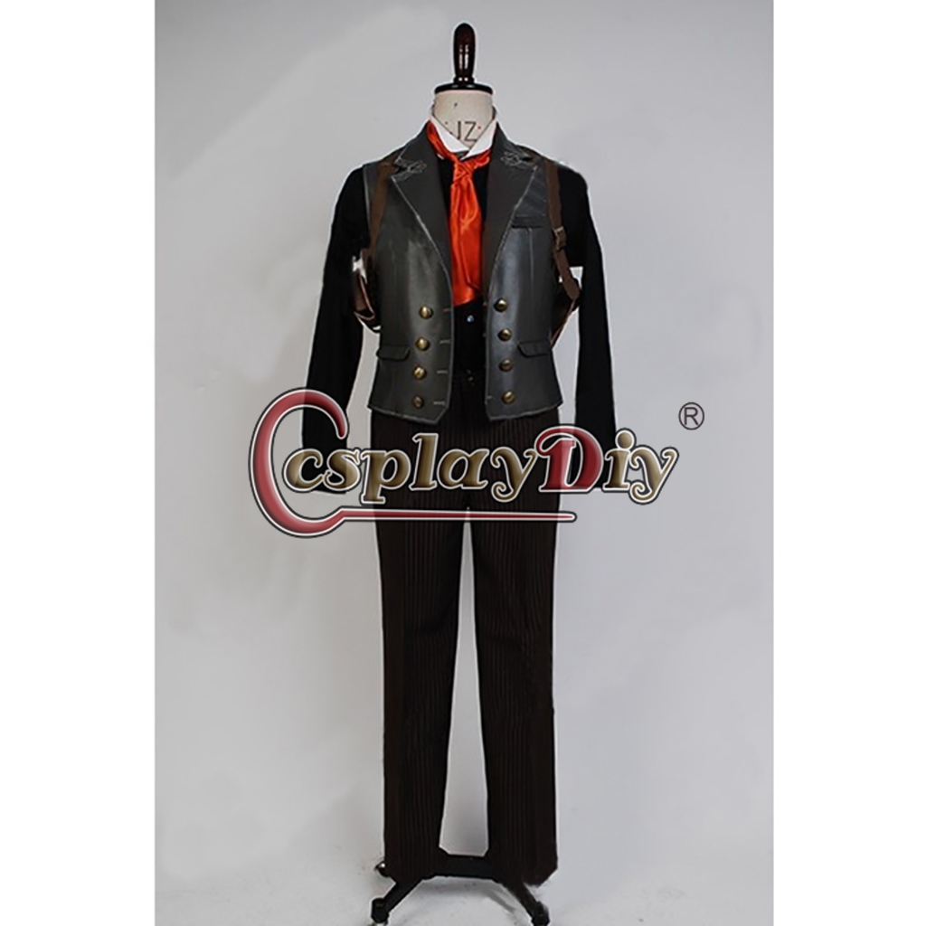 Bioshock Infinite Booker DeWitt Cosplay Costume Women Halloween Party ...