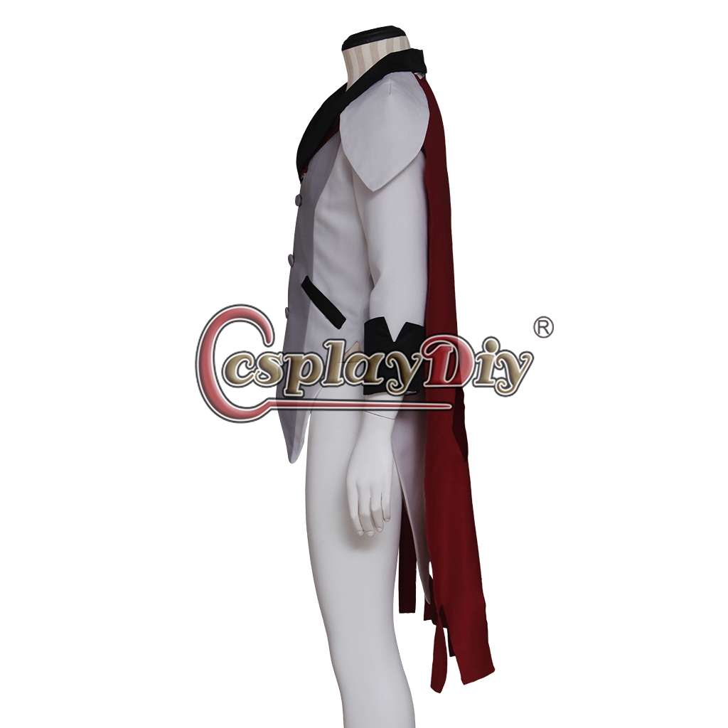 Cosplaydiy RWBY Qrow Branwen Cosplay Costume cape and coat,