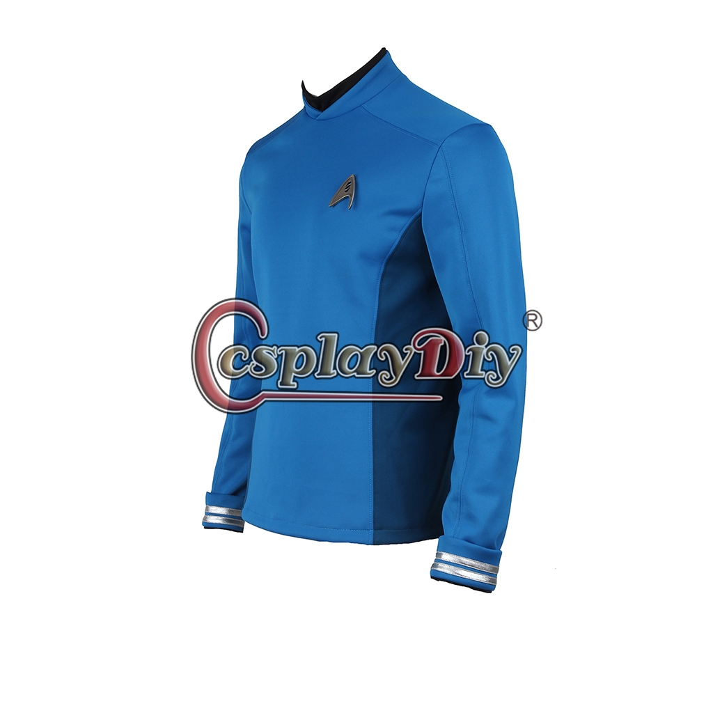 Star Trek Cosplay Star Trek Beyond Spock Science Officer Uniform Blue ...