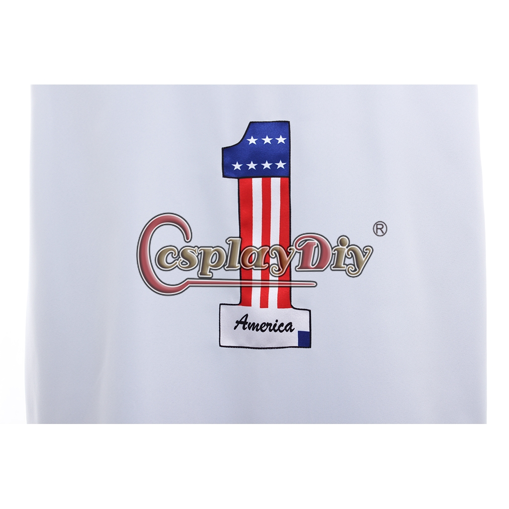 Motorcycle Daredevil Evel Knievel Patriotic Costume With Cape Custom Made,