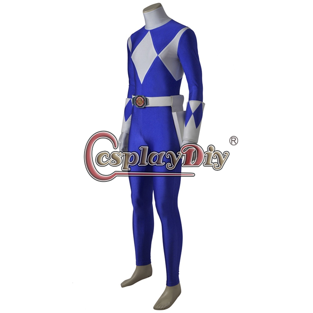 (with shoes)Mighty Morphin Power Rangers Cosplay Costume Tiger Ranger ...