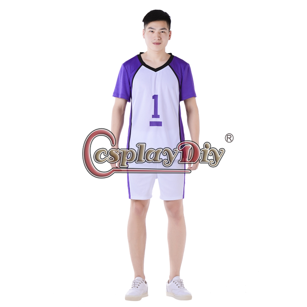 Cosplaydiy Haikyuu!! Fukurodani Academy Uniform Adult Cosplay Costume,