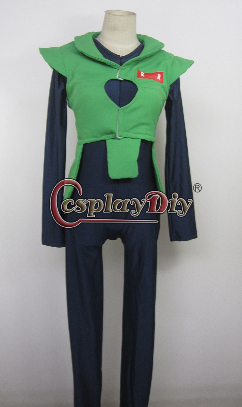 Cosplaydiy Dragon ball Android 16 Cosplay Costume For Adult Custom Made,