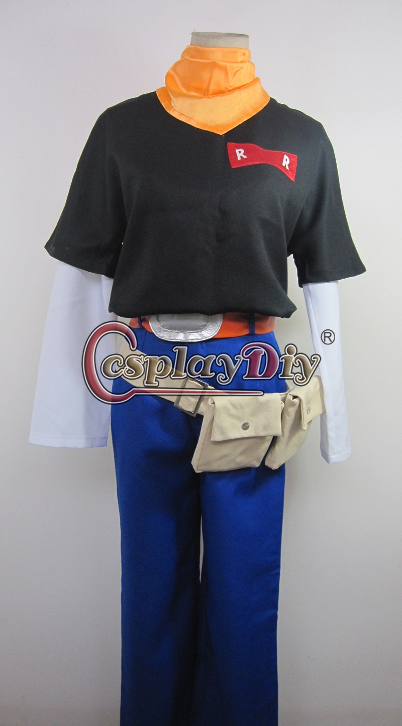 Cosplaydiy Dragon Ball Z Android 17 Cosplay Costume For Adult Halloween ...