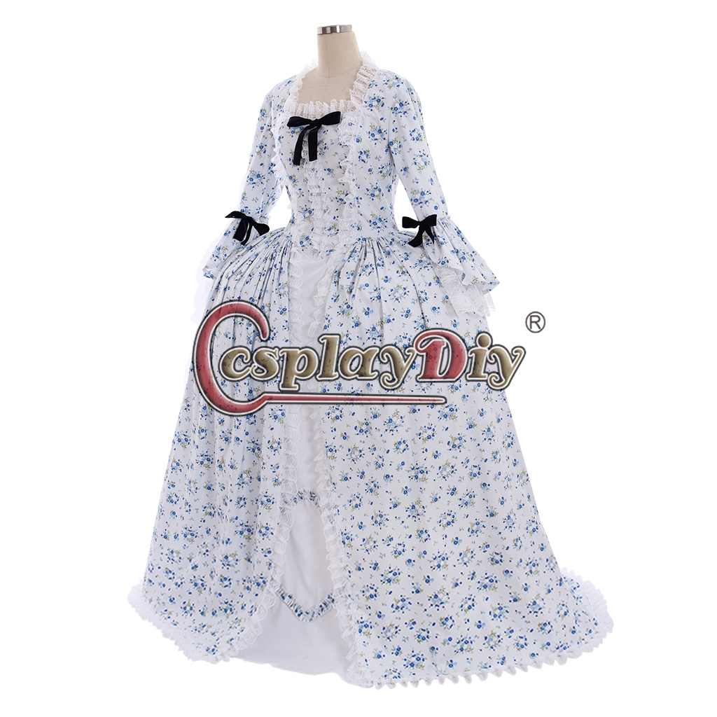 Women's Marie Antoinette Baroque rococo dress,Medieval and Rococo dress