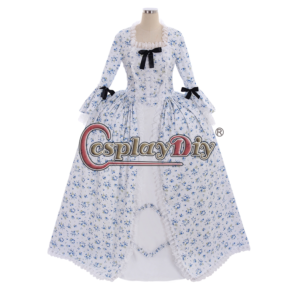 Women's Marie Antoinette Baroque rococo dress,Medieval and Rococo dress