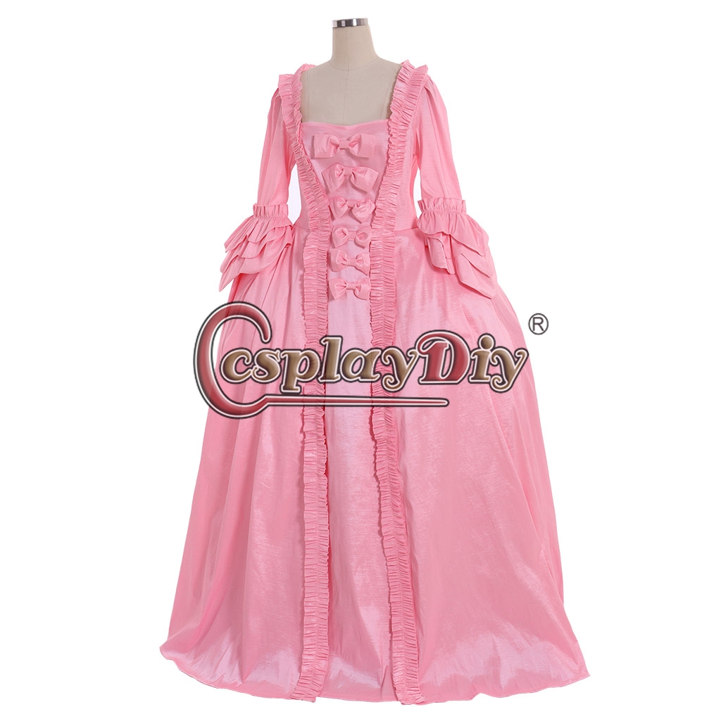 Cosplaydiy Custom Made Pink Rococo Marie Antoinette Gown Adult Women ...