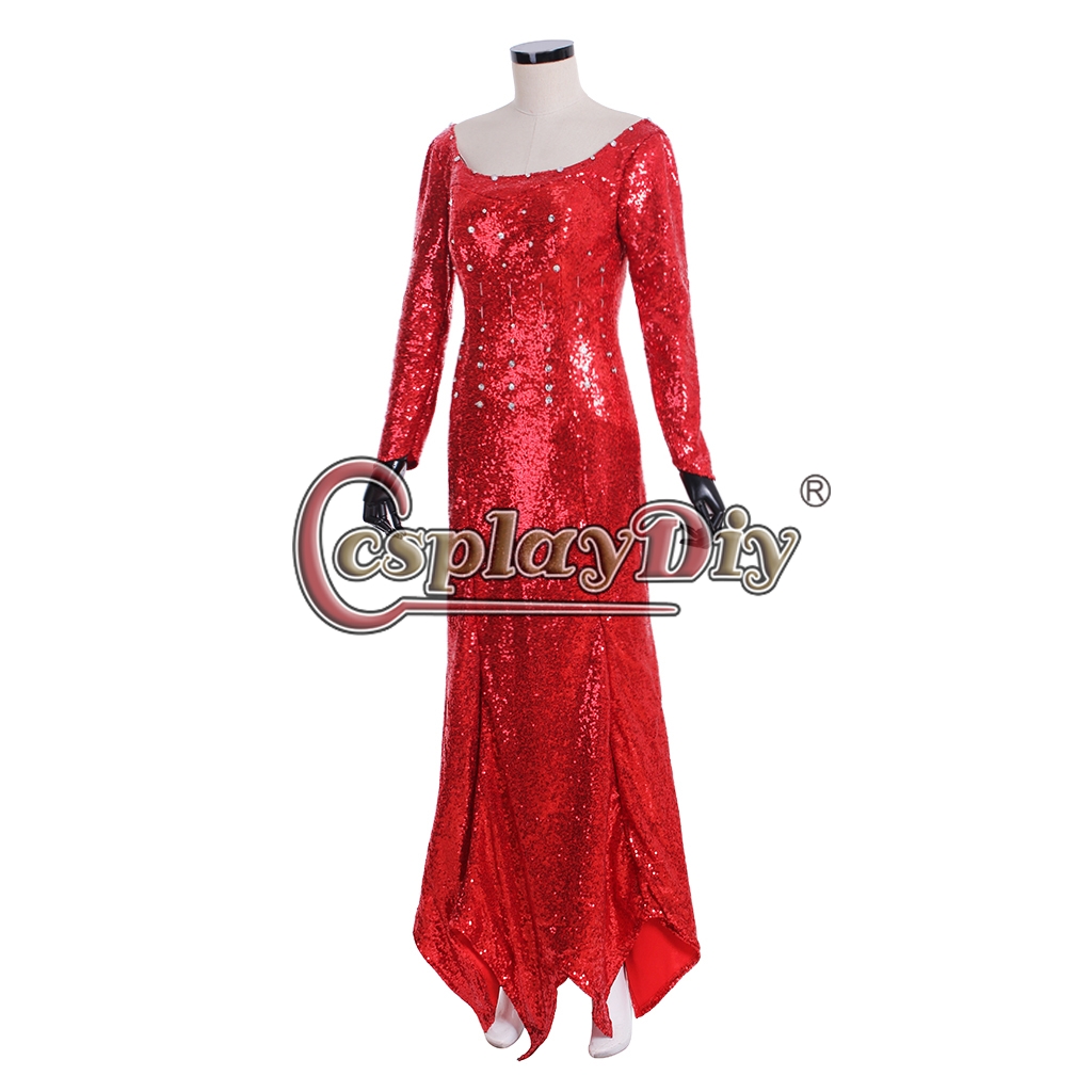 Cosplaydiy Custom Made Elsa Princess Red Fancy Party Dress Princess ...