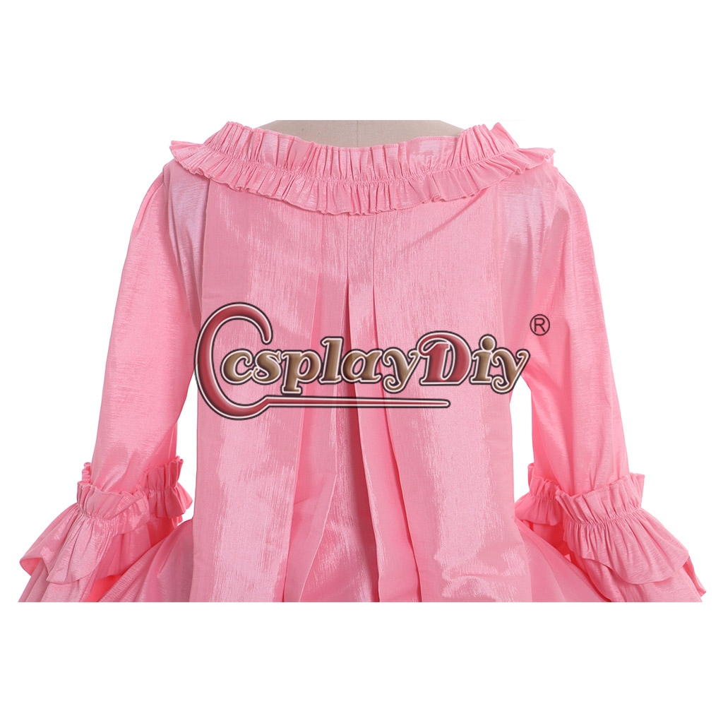 Cosplaydiy Custom Made Pink Rococo Marie Antoinette Gown Adult Women ...