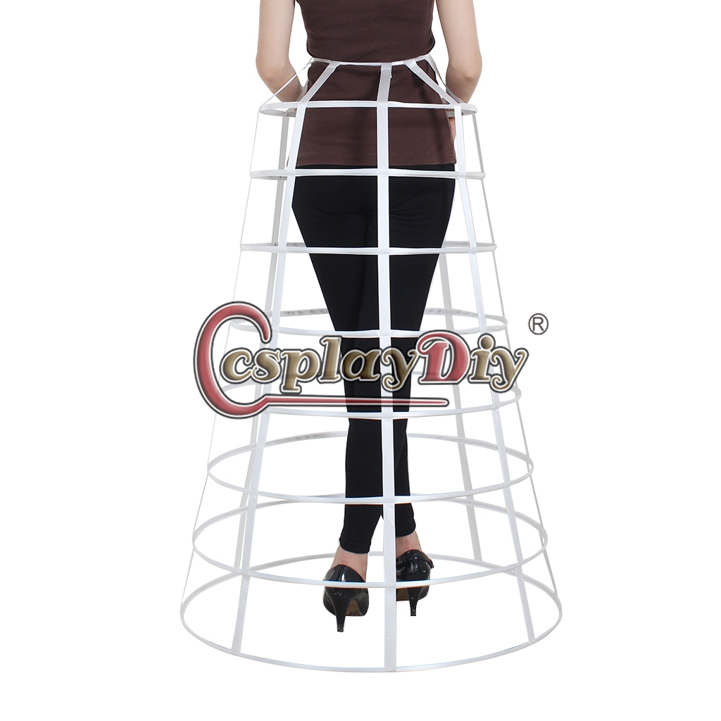 Cosplaydiy Lady's Retro Medieval Crinoline Ball Gown Petticoat Women ...