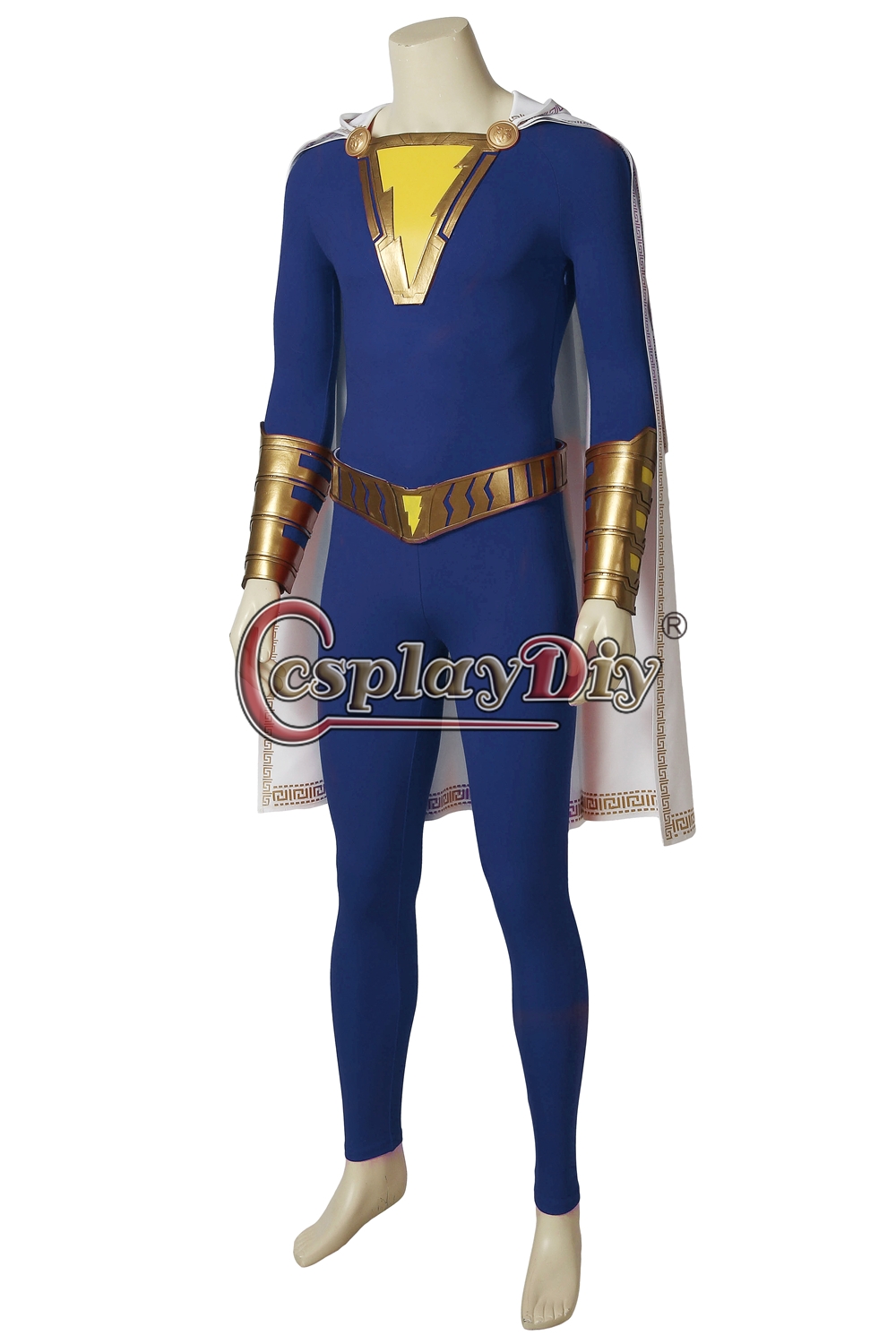 (Without Shoes) Captain Shazam Cosplay Costume Custom Made Superhero ...
