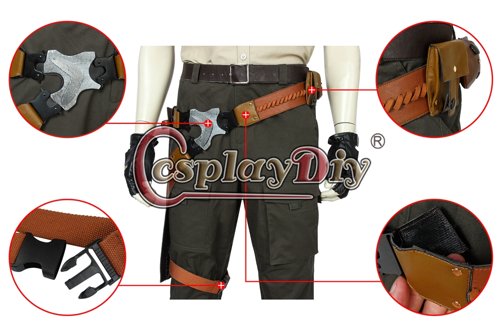 Cosplaydiy Jumanji Welcome to the Jungle Costume Spencer Dr. Smolder ...