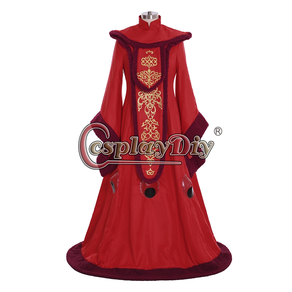 Cosplaydiy Star Wars The Phantom Menace Padme Amidala Queen Dress Adult ...