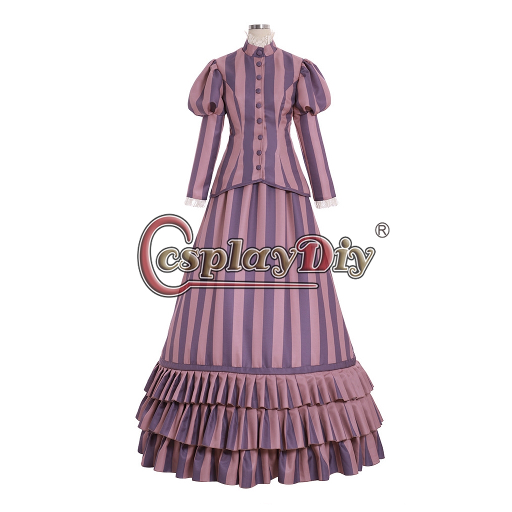 Cosplaydiy Tim Burton's Corpse Bride Victoria Everglot Cosplay Costume ...