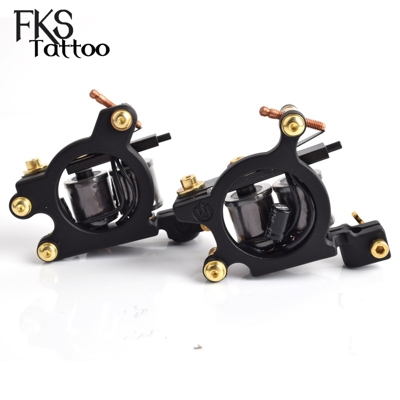2pcs/set Handmade Tattoo Machines 1pc Liner Tatoo Machine+1pc Shader ...