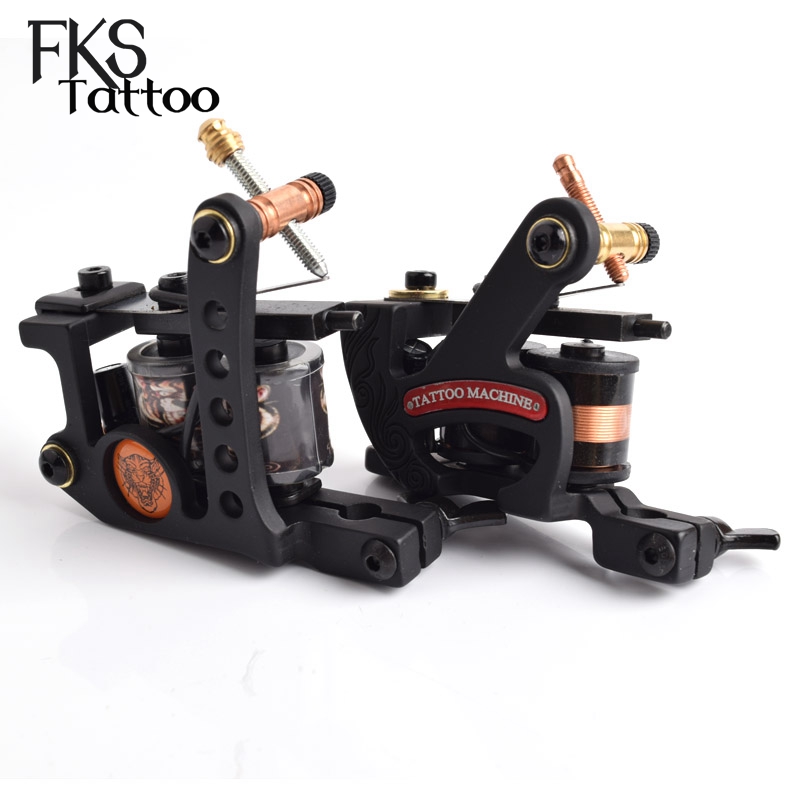 2pcs/set Handmade Tattoo Machines 1pc Liner Tatoo Machine+1pc Shader ...