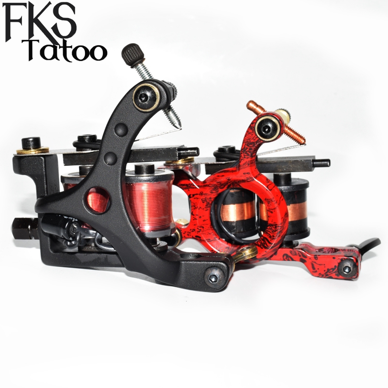 2pcs/set Handmade Tattoo Machines 1pc Liner Tatoo Machine+1pc Shader ...