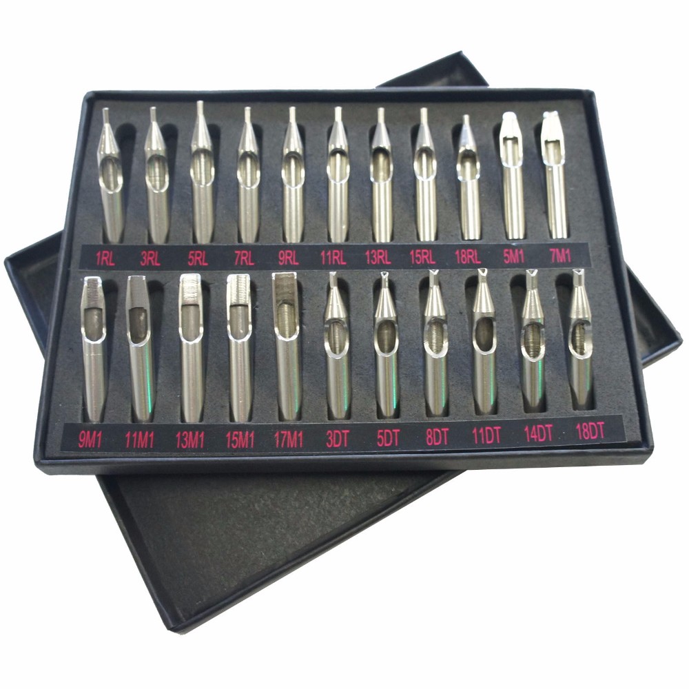 Tattoo Tips Kit Hot Sale Best 22pcs or 11pcs Sizes Tattoo Tips 304 ...