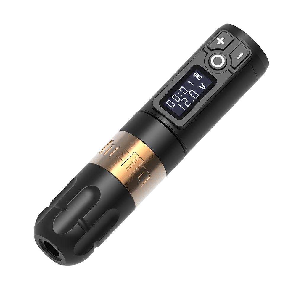 Premium Wireless Tattoo Pen machine Hollow Cup Motor stable 2A output ...