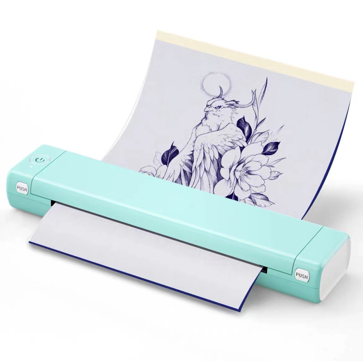 A4 Portable Thermal Printer Supports A4 Thermal Paper Wireless Mobile ...