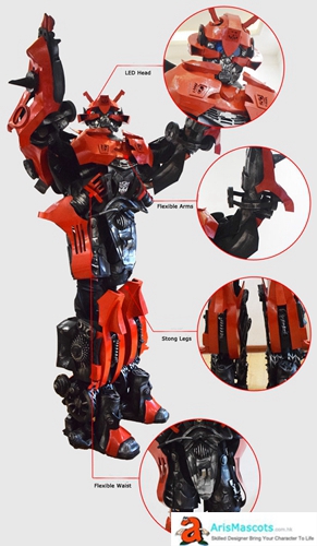 Adult Size Funny Transformer Costumes Mirage Costume Mascot Cosplay ...