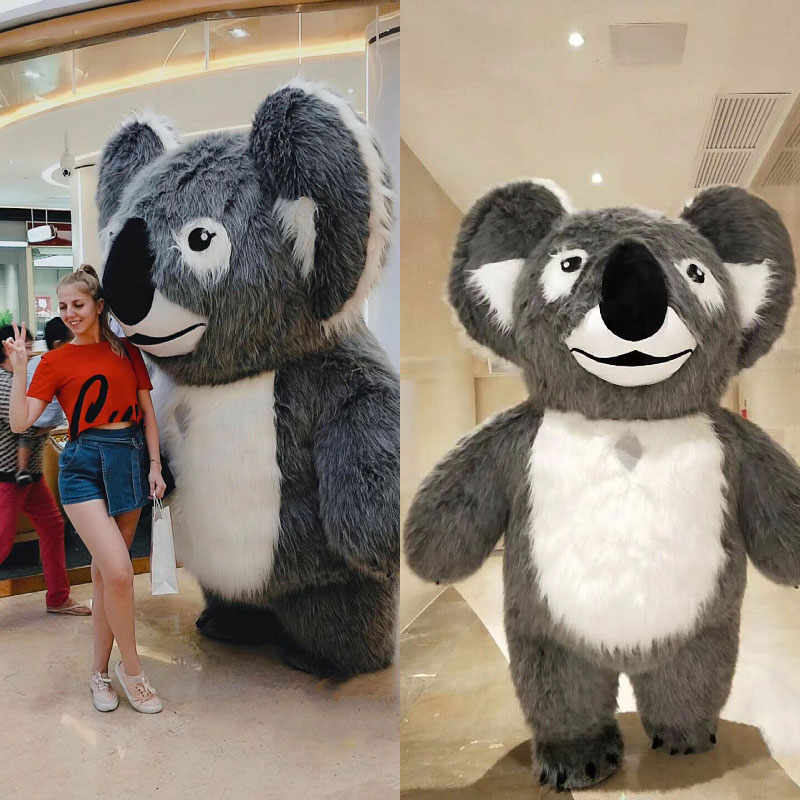 Huge Inflatable Koala Costume Big Round Koala Blow Up Suit Adult Size ...