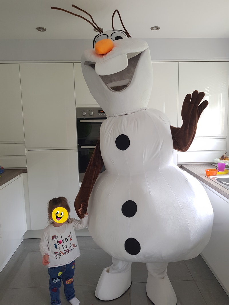 Adult Size Full Body Mascot Frozen Character Olaf Costume Plush Suit ...