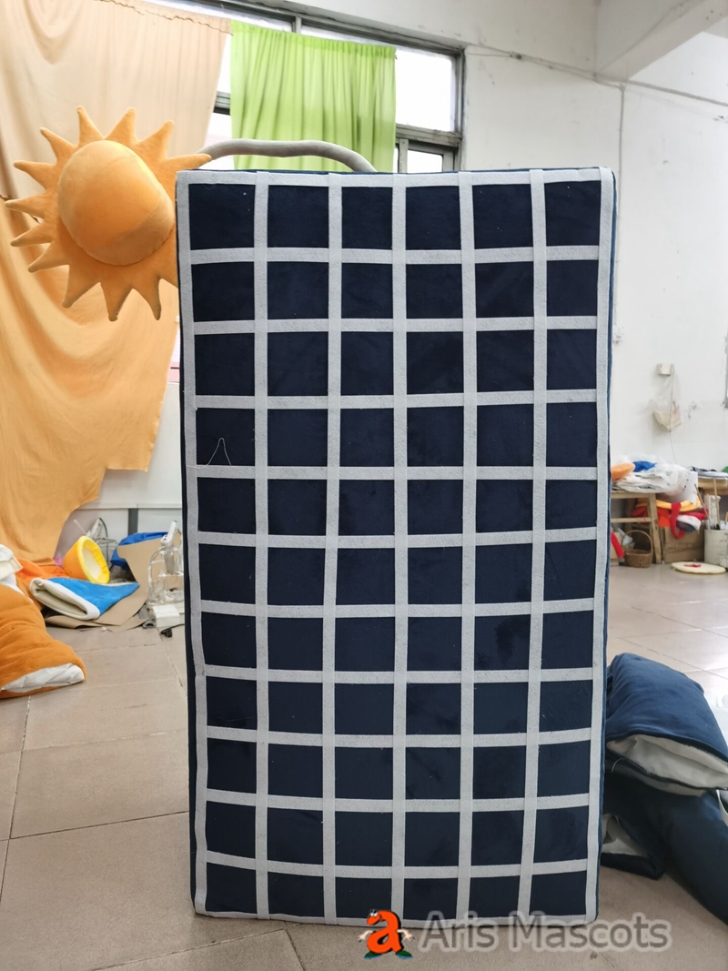 Adult Fancy Solar Panel Mascot Costume Full Body Plush Fursuit for ...