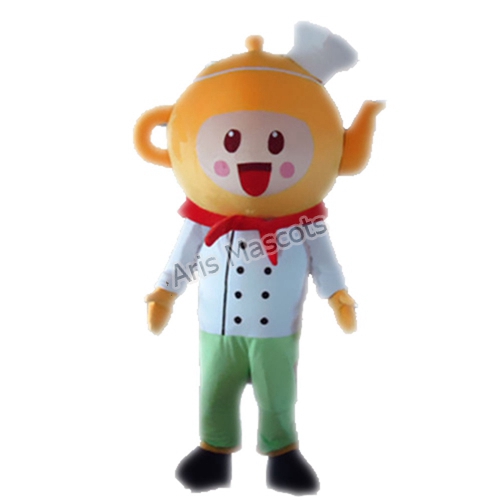 Big Head Chef Mascot Costume for Restaurant Marketing, Teapot Cosplay ...