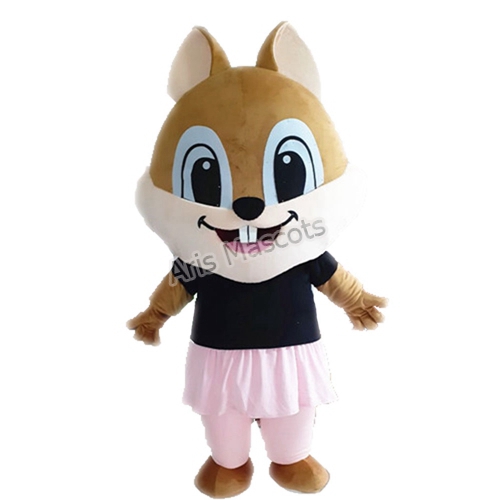 School Mascot Costumes Adult Full Plush Suit Chipmunk Fancy Dress