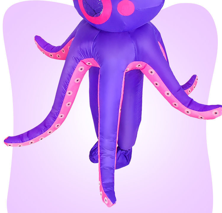 Adult and Kids Size Inflatable Octopus Costume Blow Up Fancy Dress Full Bod