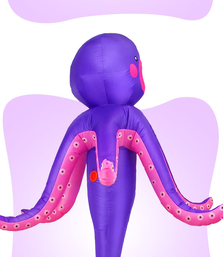 Adult and Kids Size Inflatable Octopus Costume Blow Up Fancy Dress Full Bod
