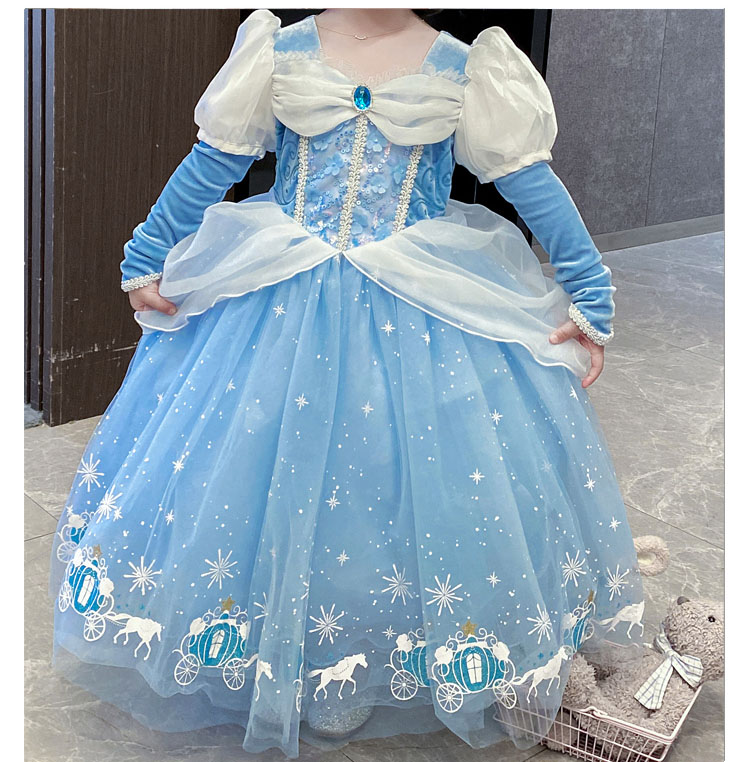 Princess Gown For Kids Beautiful Children Princess Cosplay Dress