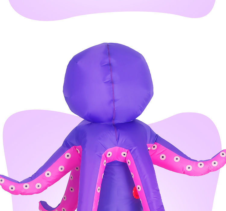 Adult and Kids Size Inflatable Octopus Costume Blow Up Fancy Dress Full Bod