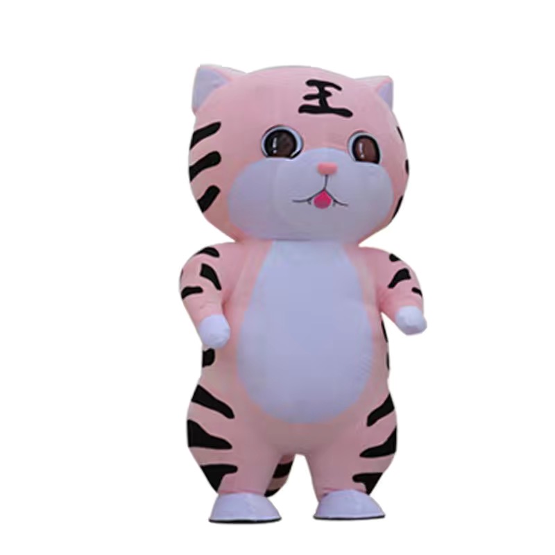 2m 6ft Multiple Colors Adult Tiger Inflatable Costume Full Body Plush ...
