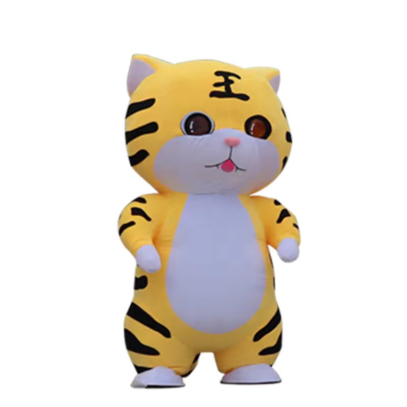 2m 6ft Multiple Colors Adult Tiger Inflatable Costume Full Body Plush ...