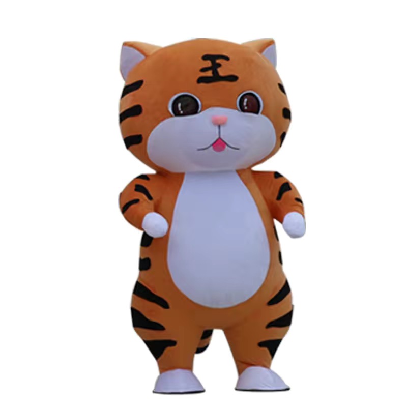 2m 6ft Multiple Colors Adult Tiger Inflatable Costume Full Body Plush ...