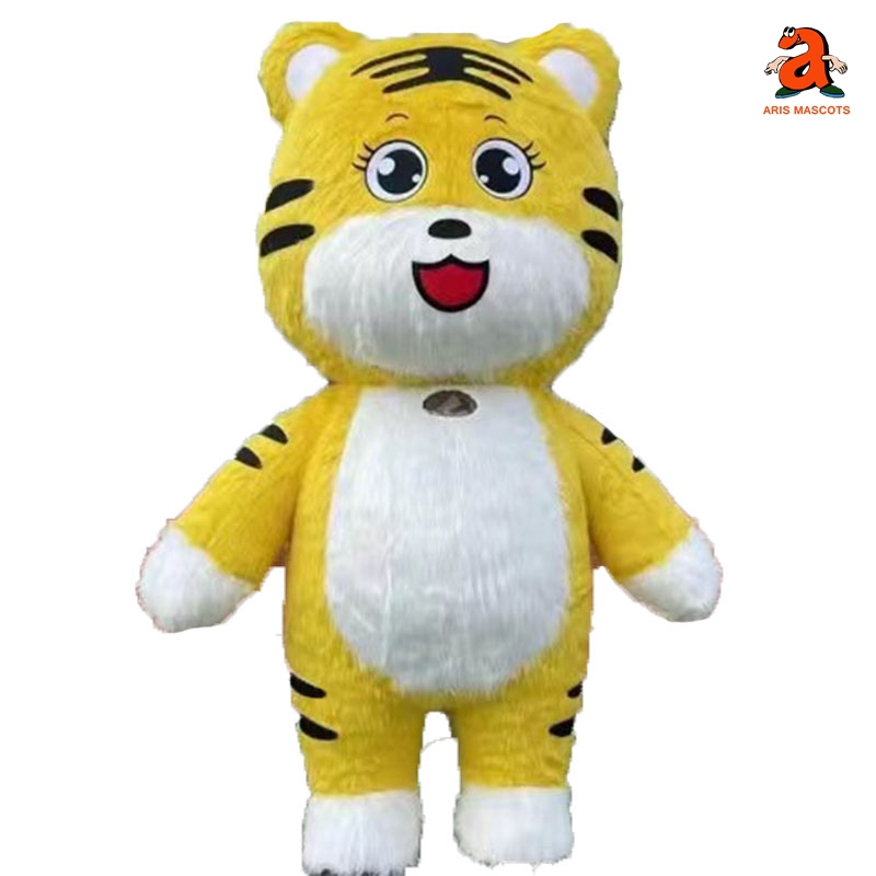 2m/2.6m (6ft/8ft) High Quality Inflatable Tiger Costume, Adult Size ...