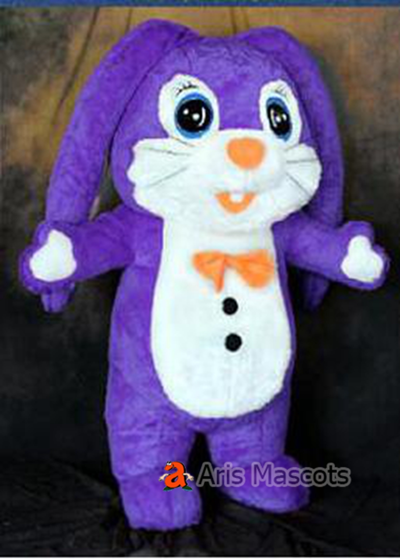 2m Inflatable Pink Bunny Rabbit Costume Full Mascot Blow Up Suit for ...