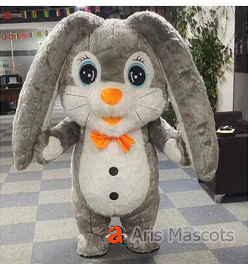 2m Inflatable Pink Bunny Rabbit Costume Full Mascot Blow Up Suit for ...