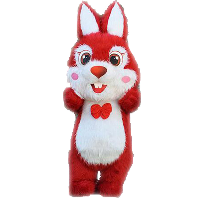 Inflatable Rabbit Costume Adult Walking Hare Blow Up Mascot Easter ...