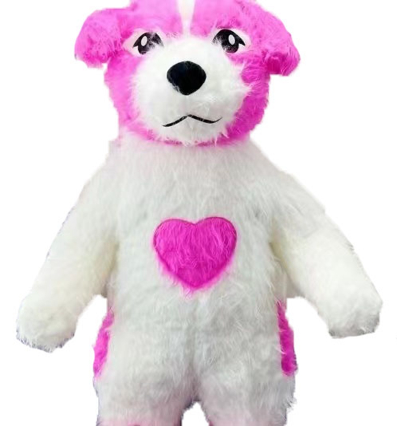 Inflatable Dog Mascot Costume Blow Up Fancy Dress for Events Adult ...
