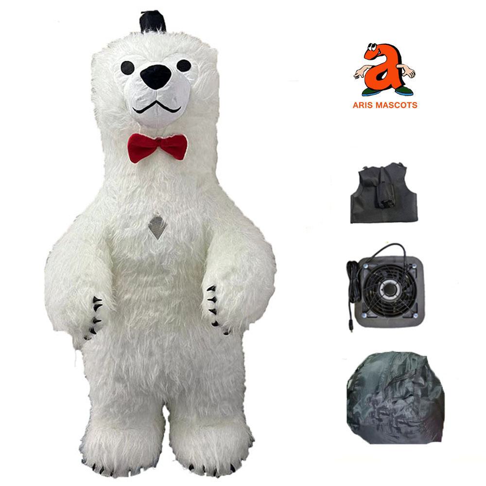 Giant Size Bear Costume Inflatable Suit for Evens Adults Bear Blow up ...